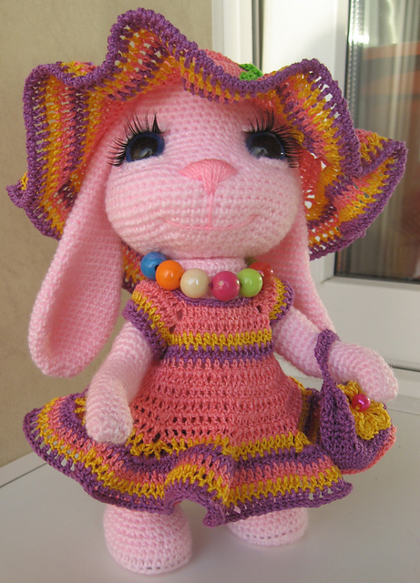 Ravelry: Pink Sunny Bunny pattern by Nady Strakovskaya