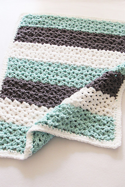 Ravelry: Mint Choco Chip Blanket pattern by CrochetDreamz