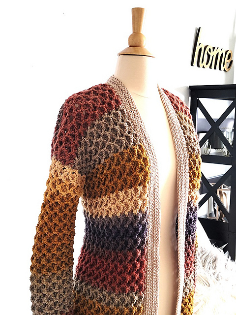 Ravelry: Fall Vibes Cardigan pattern by CrochetDreamz