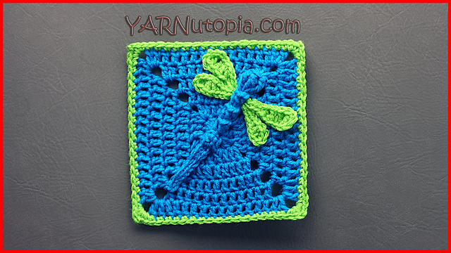 Ravelry: Dazzling Dragonfly Granny Square pattern by Nadia Fuad