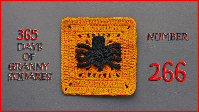 Ravelry: Spinning Spider Granny Square pattern by Nadia Fuad