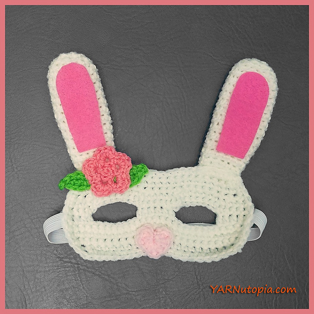 Ravelry: Bunny Rabbit Mask pattern by Nadia Fuad