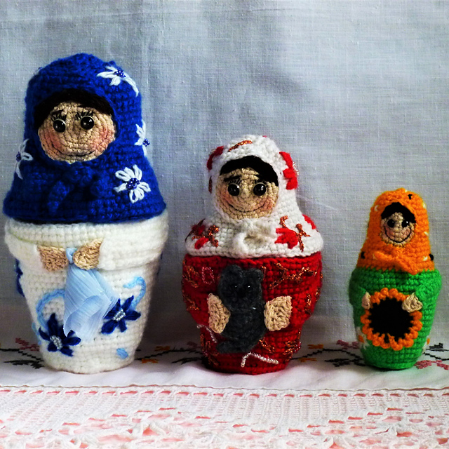 Ravelry: Matryoshka Nesting doll pattern by Nadia Perepelitsa