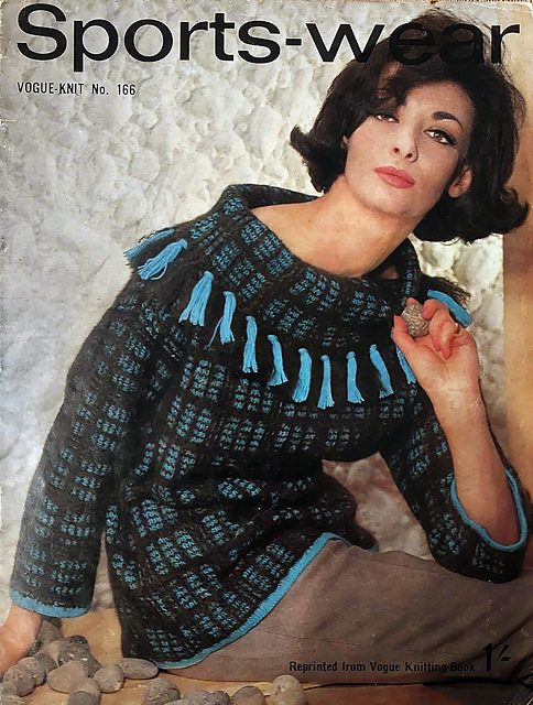 Ravelry: Checked Sweater with Fringe pattern by Vogue Knitting