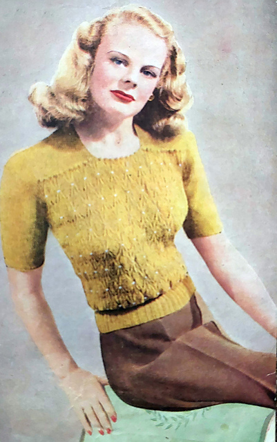 Ravelry: Open-Work Jumper pattern by Woman and Home