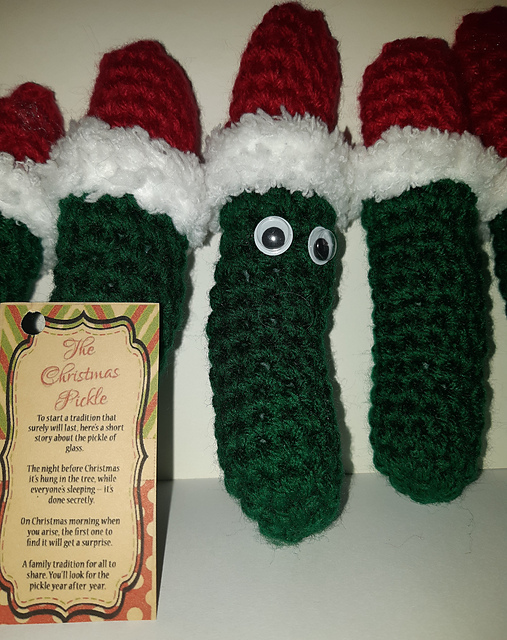 Ravelry: Christmas pickle pattern by Joyce Lawrence