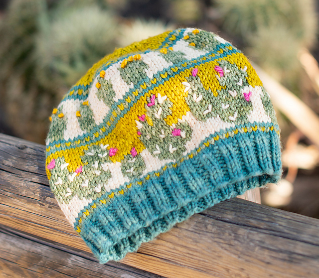 Ravelry: Mojave Desert Beanie pattern by Nancy Bates