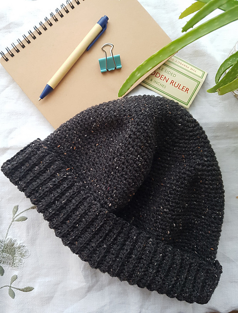 Ravelry: Man's Easy Beanie Hat pattern by Nancy Said