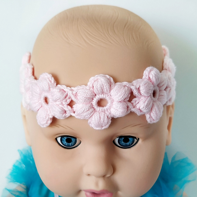 Ravelry: Headband Flower for Baby Girl pattern by Natali Berzore