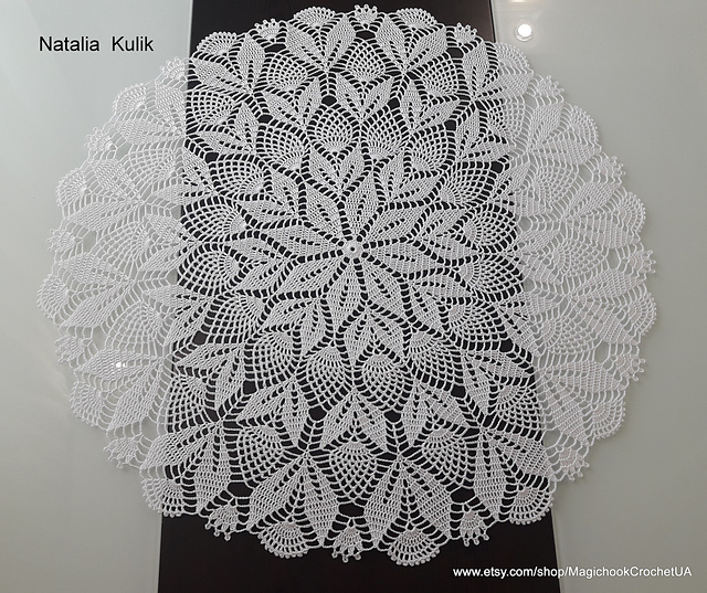 Ravelry: NataliaKulik's Large lace doily for table decor