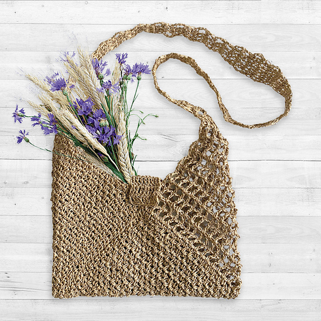 Ravelry: Сумка Raffia Origami pattern by Natalie Lviv