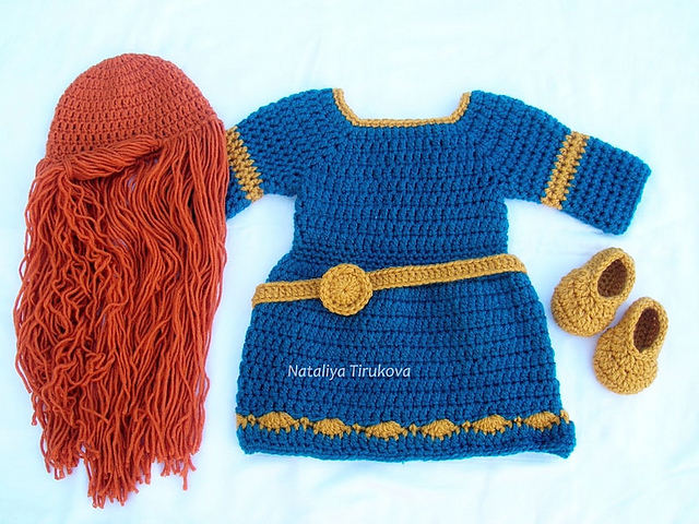 Ravelry: Princess Merida Brave Outfit pattern by Nataliya Tirukova