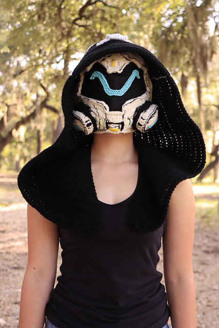 Ravelry: Rafa Cosplay Hood pattern by S. Denny