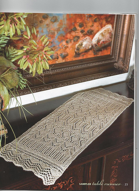 Ravelry: Sampler Table Runner pattern by Kay Meadors