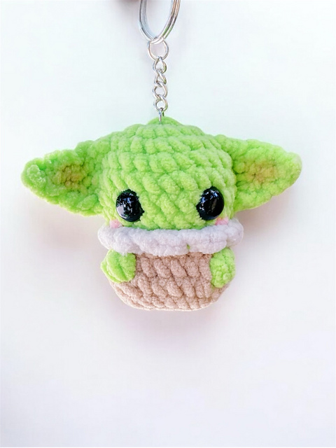 Ravelry: Baby Yoda Keychain pattern by Daisy Herrera