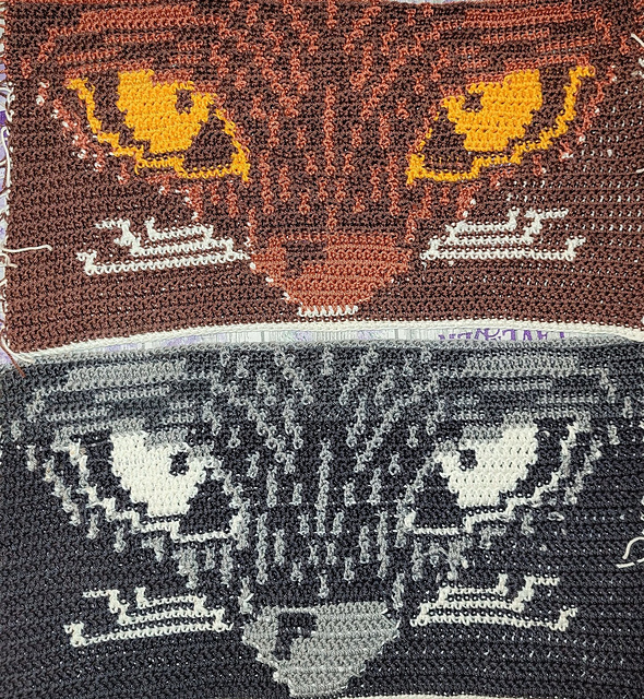 Ravelry: The Creature overlay mosaic pattern by Amanda Nagell