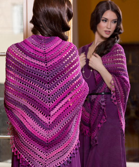 Ravelry: Top Down Shawl pattern by Nazanin S. Fard