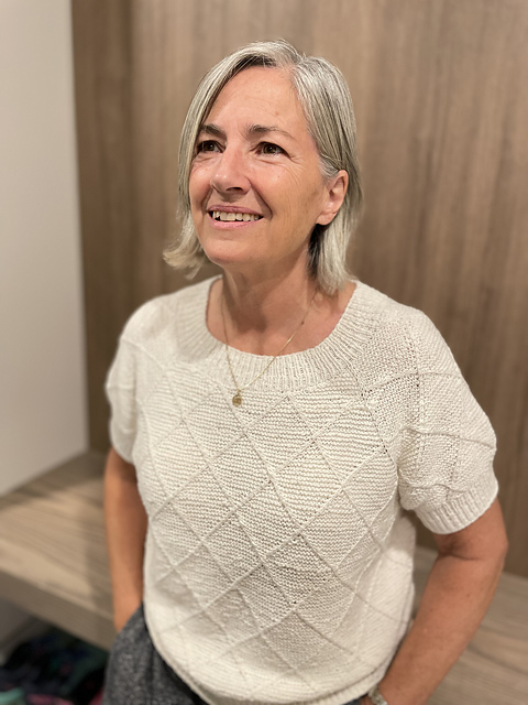 Ravelry: Diamond Rose Sweater pattern by NeedleSmithKnits