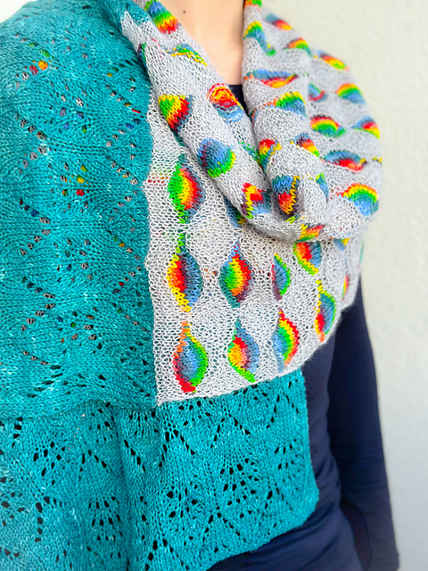 Ravelry: Irisdescent Eye Shawl pattern by Dolly Laishram Bhardwaj