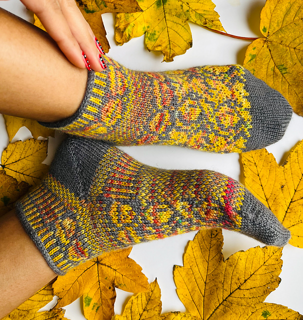 Ravelry: November 2021 Socks pattern by Dolly Laishram Bhardwaj