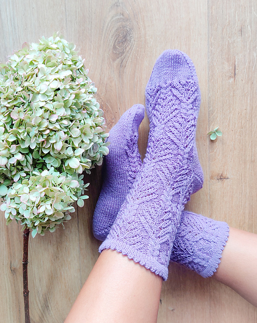 Ravelry: Top Down October 2022 Socks pattern by Dolly Laishram Bhardwaj