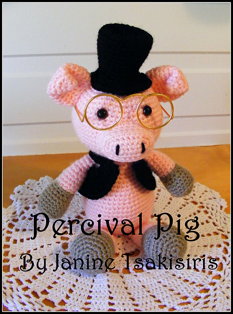 Ravelry: Percival Pig pattern by Janine Tsakisiris