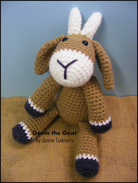 Ravelry: Gavin the Goat pattern by Janine Tsakisiris