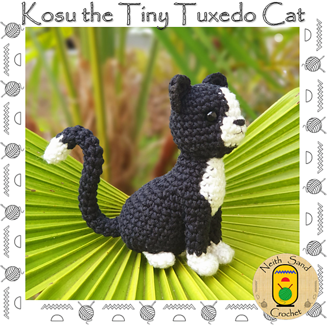 Ravelry: Kosu the Tiny Tuxedo Cat pattern by Neith Sand