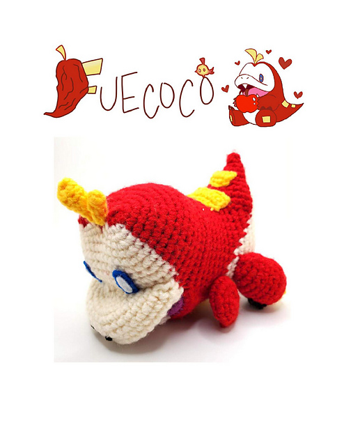 Ravelry: Fuecoco pattern by Nemuu Craft