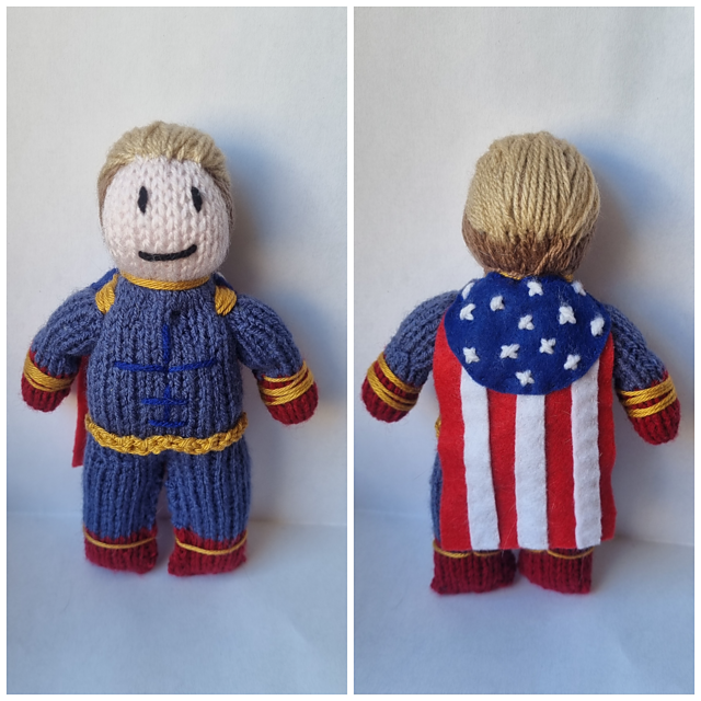 Ravelry: Homelander (The Boys) pattern by Nerd Knitting