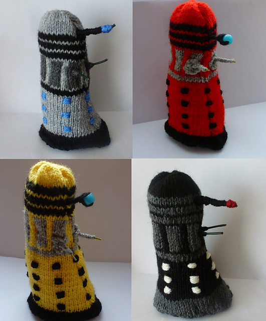 Ravelry: Dalek doll pattern by Nerd Knitting