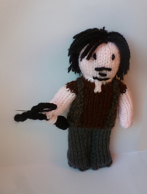 Ravelry: Daryl Dixon (TWD) doll pattern by Nerd Knitting