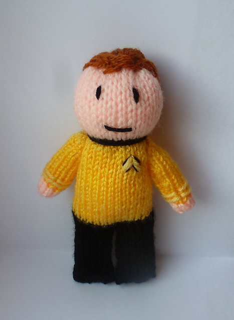 Ravelry: Captain Kirk doll pattern by Nerd Knitting