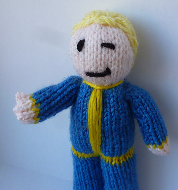 Ravelry: Vault Tec boy (Fallout) doll pattern by Nerd Knitting