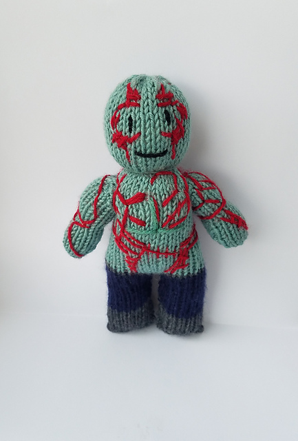 Ravelry: Drax (Guardians of the Galaxy) pattern by Nerd Knitting