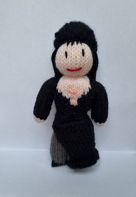 Ravelry: Elvira, Mistress of the Dark pattern by Nerd Knitting