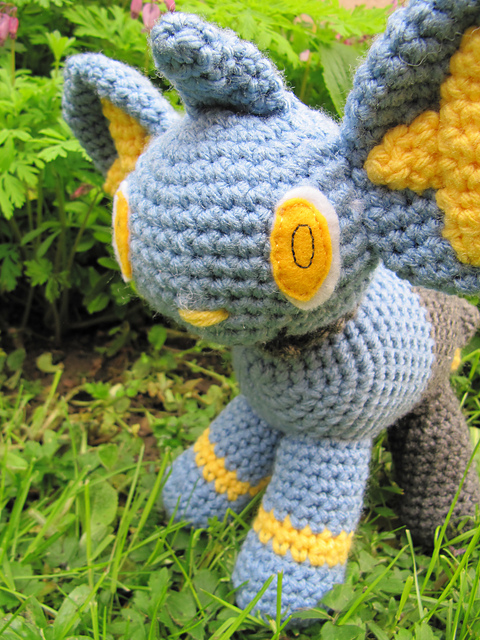 Ravelry: Shinx Pokemon pattern by The Nerdy Knitter