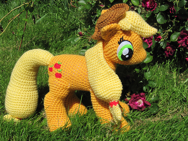 Ravelry: Applejack from My Little Pony pattern by The Nerdy Knitter