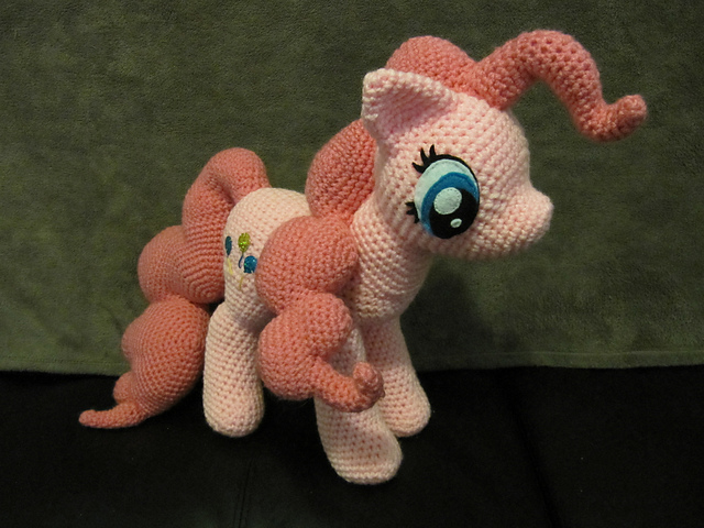 Ravelry: Pinkie Pie from My Little Pony pattern by The Nerdy Knitter