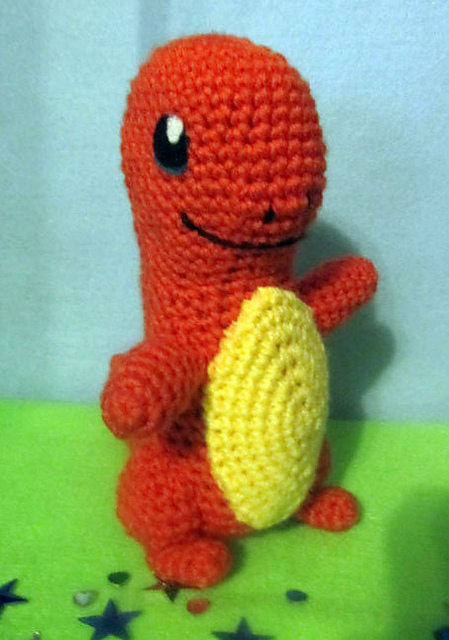 Ravelry: Charmander Pokemon Amigurumi pattern by The Nerdy Knitter