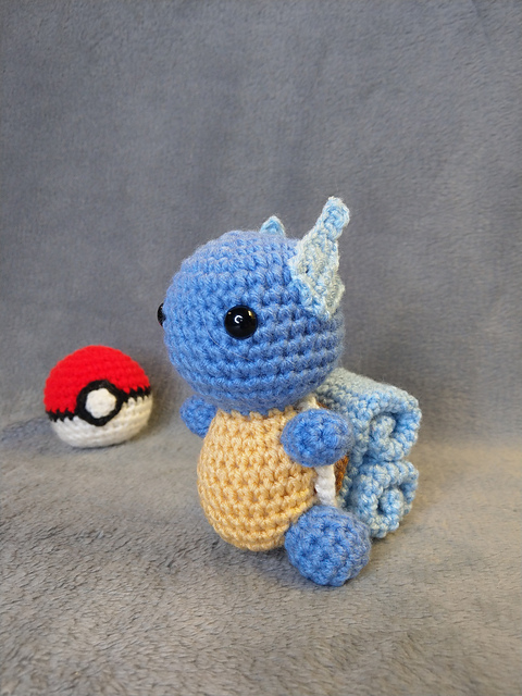 Ravelry: Chibi Wartortle Pokemon pattern by The Nerdy Knitter