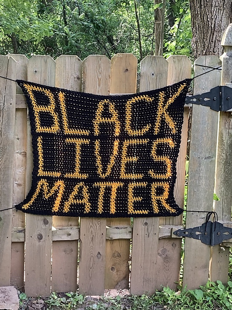 Ravelry: BLM Yarn Bomb pattern by Nerfherder Knits