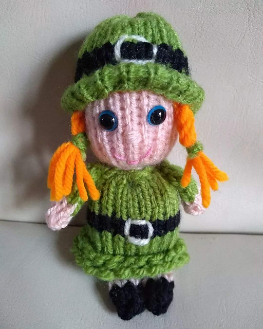 Ravelry: Loom Knit tiny Leprechaun pattern by Vanessa Forde