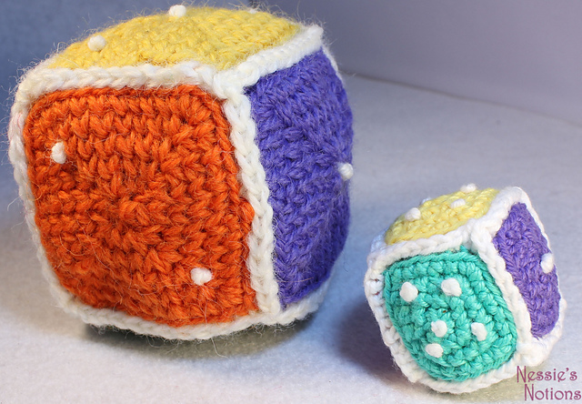 Ravelry: Waistcoat stitch dice pattern by Jenness Fulton