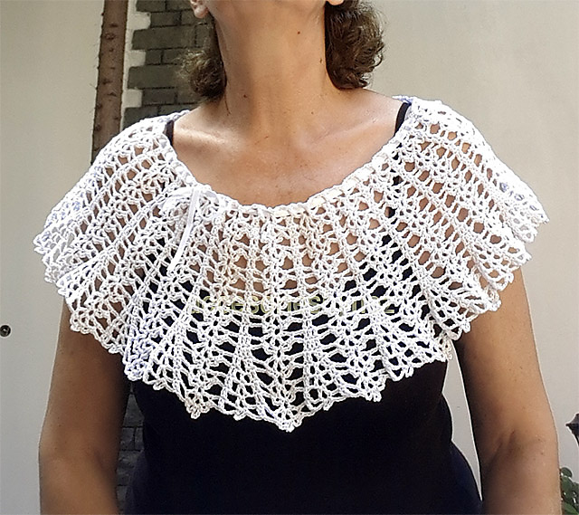 Ravelry: Wedding Shoulder Collar pattern by Nez jewelry