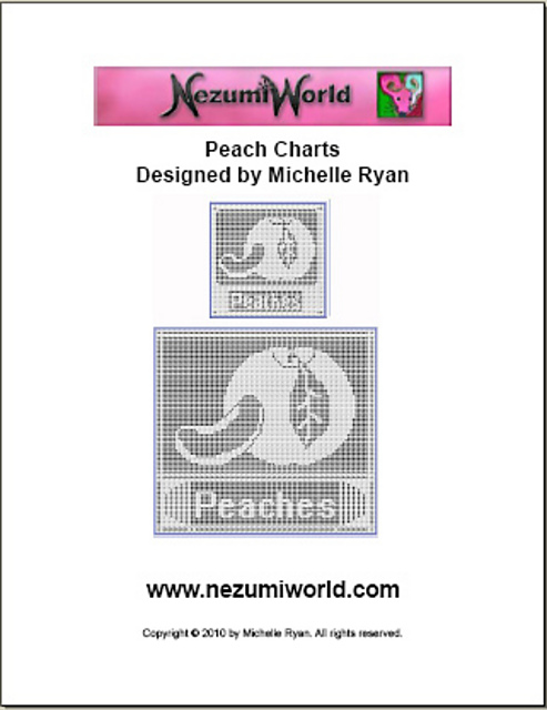 Ravelry: Peach Charts pattern by Michelle Ryan