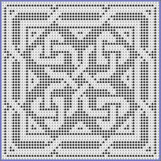 Ravelry: Triangles and Hearts Chart pattern by Michelle Ryan