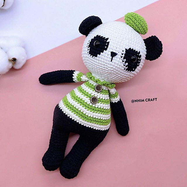 Ravelry: Amigurumi Muka Panda pattern by Linh Nguyen