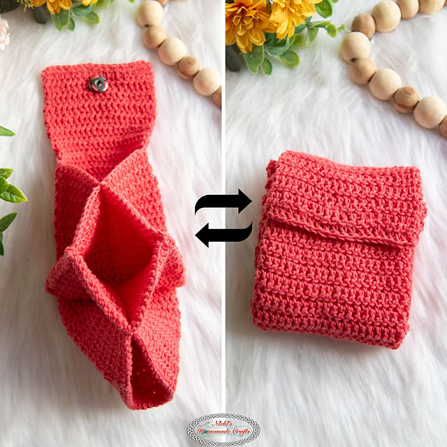 Ravelry: Tri-Fold Pouch pattern by Nicole Riley