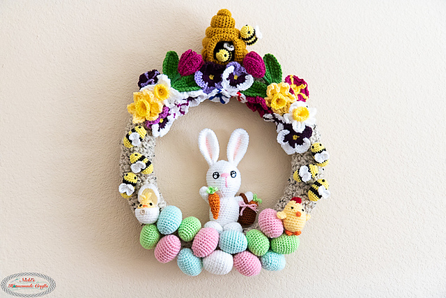easter spring wreath